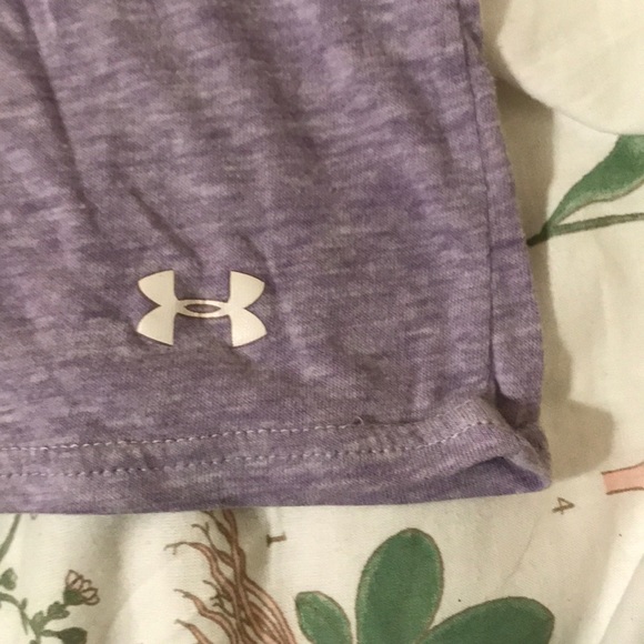Under Armour | Tops | Heather Purple Under Armour Tee | Poshmark
